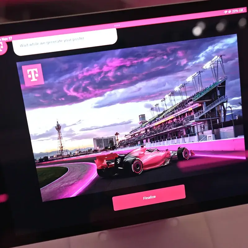 T-Mobile: Las Vegas Grand Prix AR Garage Retail Activation | NRG